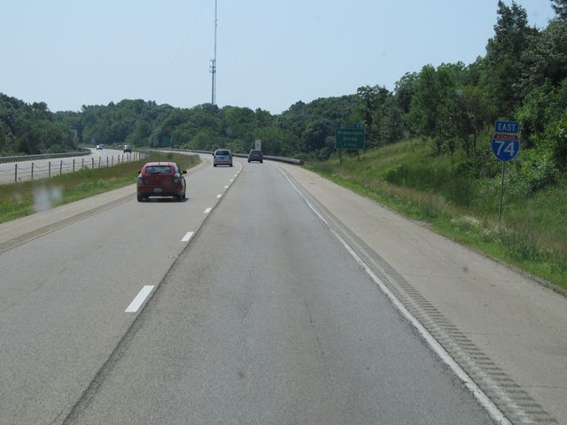 Illinois - Interstate 74 Eastbound | Cross Country Roads