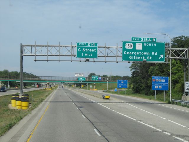 Illinois - Interstate 74 Westbound | Cross Country Roads