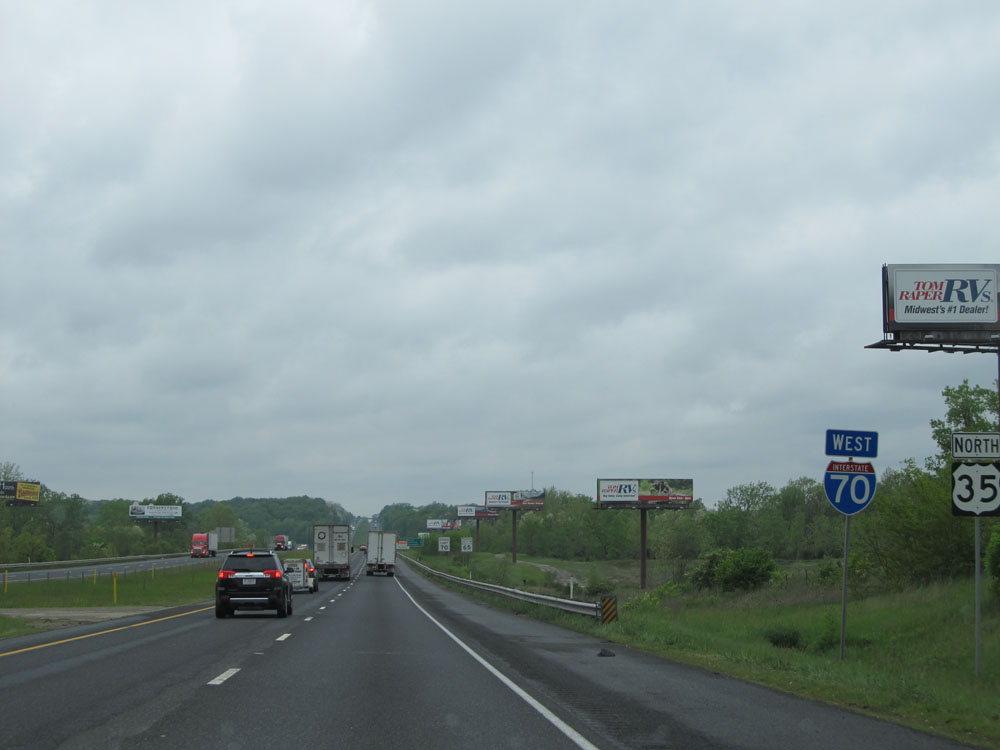 Indiana - Interstate 70 Westbound | Cross Country Roads