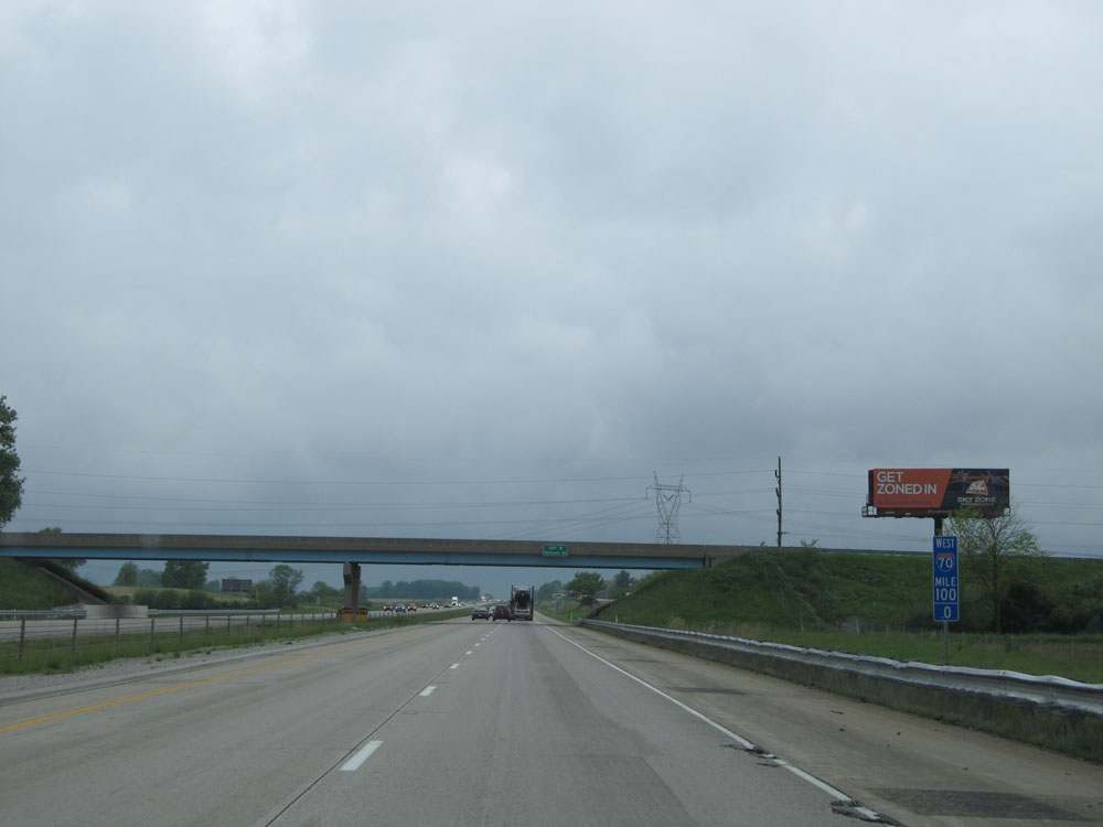 Indiana - Interstate 70 Westbound | Cross Country Roads