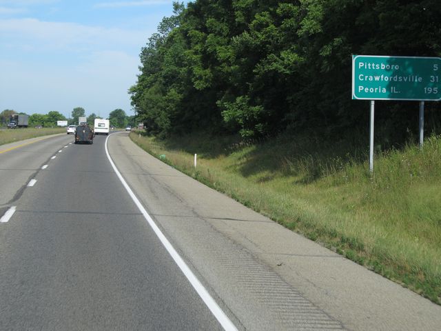 Indiana - Interstate 74 Westbound | Cross Country Roads