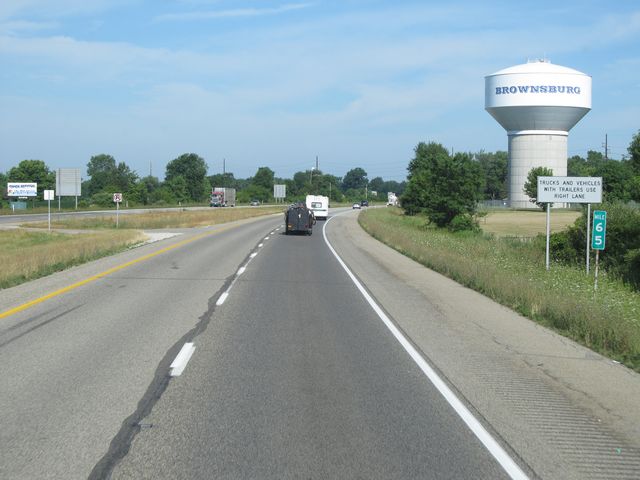 Indiana - Interstate 74 Westbound | Cross Country Roads