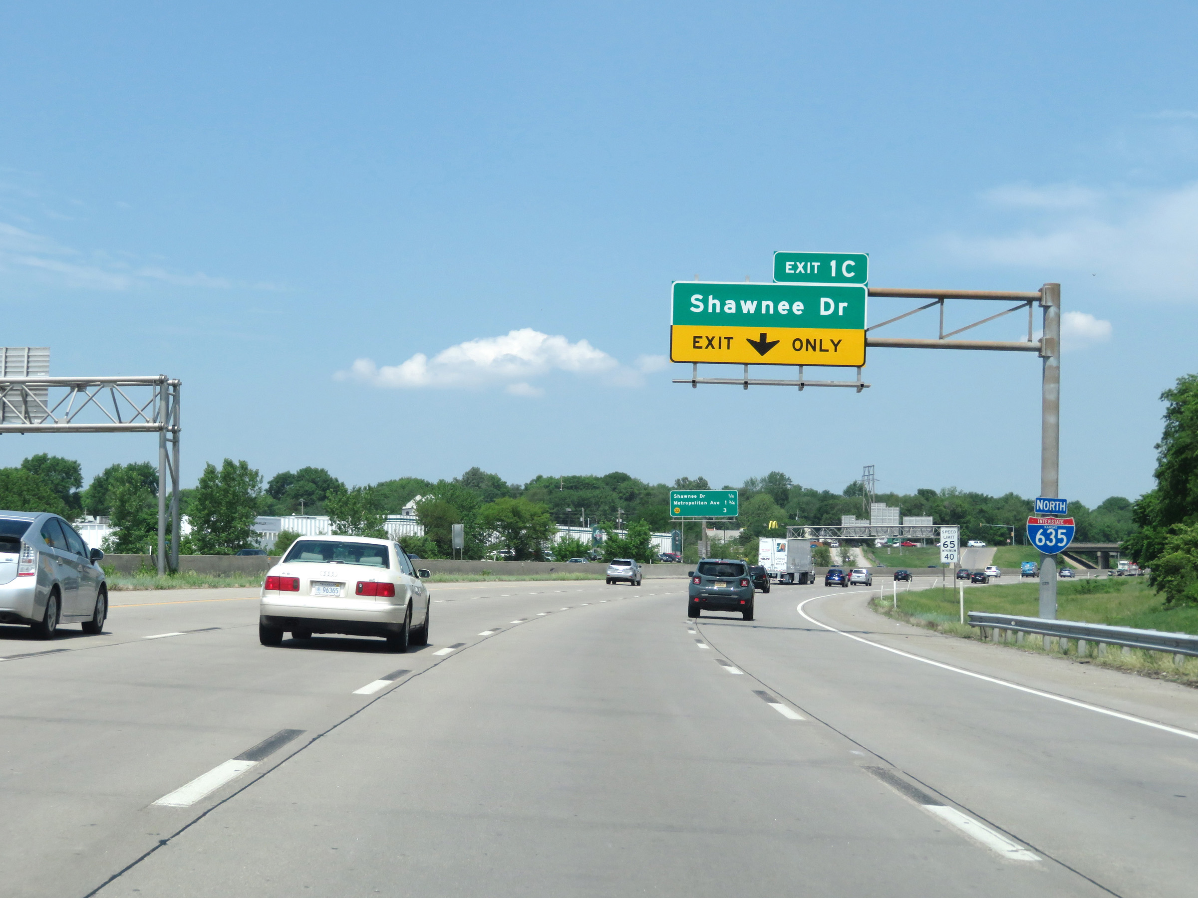 Kansas - Interstate 635 Northbound | Cross Country Roads
