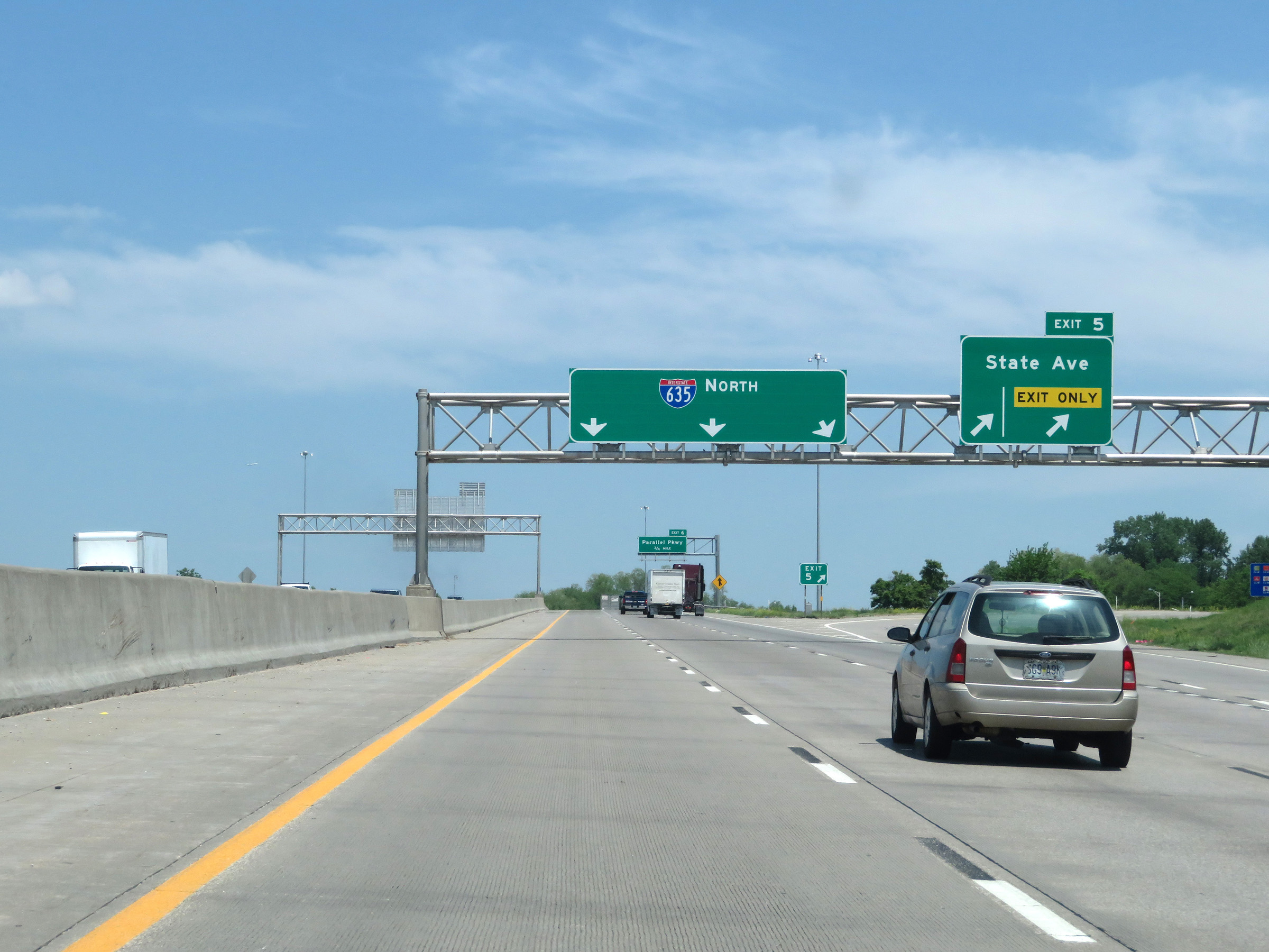 Kansas - Interstate 635 Northbound | Cross Country Roads