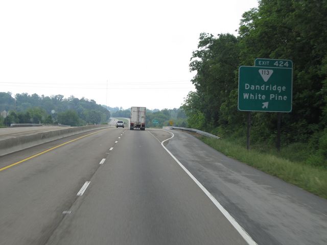 Tennessee - Interstate 40 Westbound | Cross Country Roads