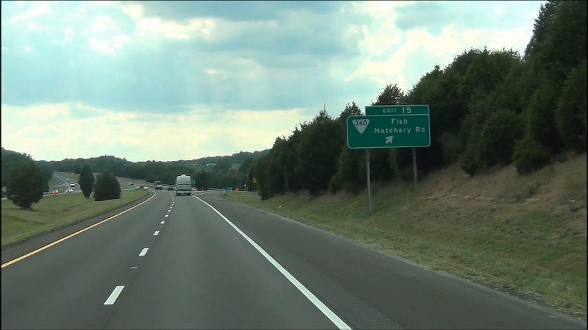 Tennessee - Interstate 81 Southbound | Cross Country Roads